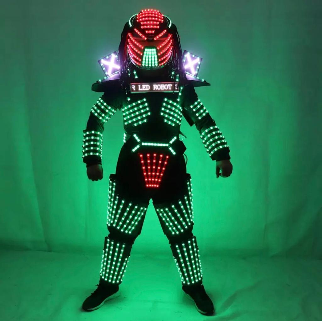Predator Led Robot boeken / inhuren met Led verlichting en Laser